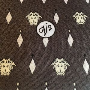 Versace | Accessories | Versace Classic Steel Light Grey Hand Made Silk ...